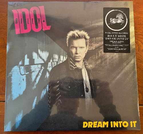 Billy Idol Dream into It - Limited Signed Black LP/ Autographed insert ...