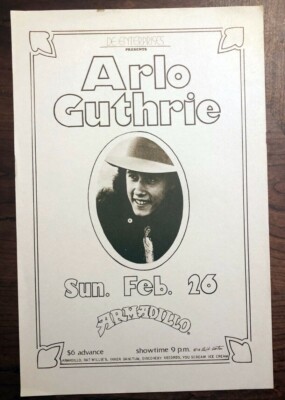 1978 CLIFF CARTER ARLO GUTHRIE ARMADILLO WORLD HEADQUARTERS TEXAS ...