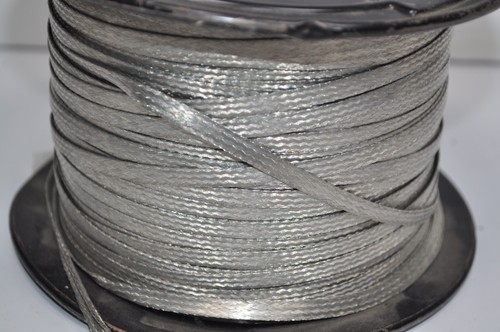 900'+ Spool 14 AWG Continental Cordage Tinned Copper Flat Braid NRI-231 ...