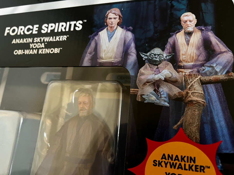 Force Spirits Ghosts Set: STAR WARS BLACK SERIES ROTJ 40th: YODA ANAKIN ...