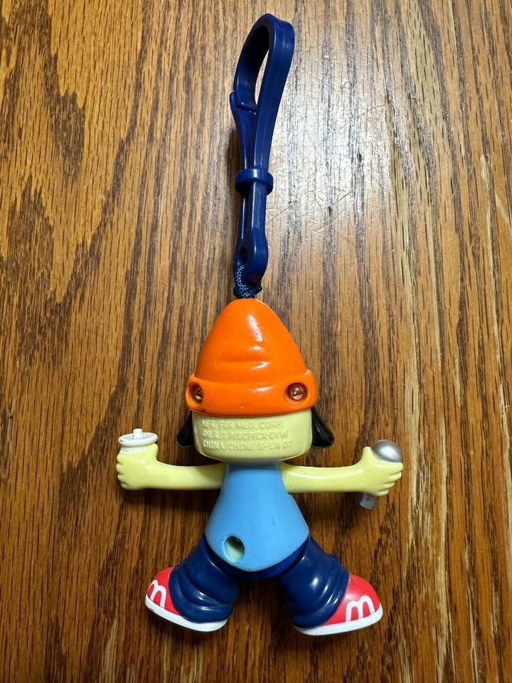 MCDONALD'S HAPPY SET PARAPPA RAPPER MOVING KEY CHAIN | eBay
