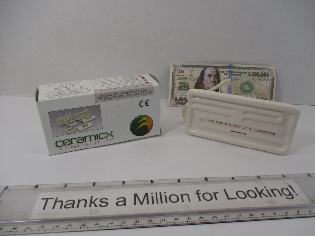 CERAMICX Infrared Ceramic Heater Element # HTE 325W, 230/460 White 150 ...