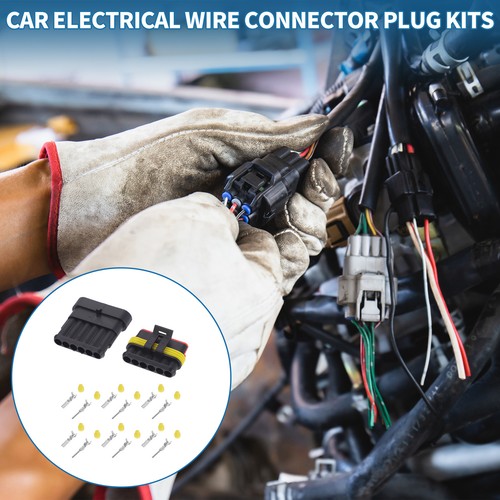 6 Pin Car Electrical Wire Connector Plug Kits Waterproof for Car 1set 1 ...