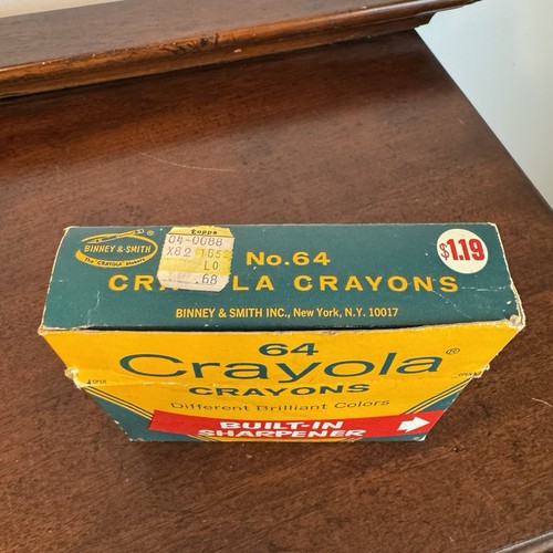 Vintage Crayola Crayons 64 Binney Smith USA Retired- Indian Red ...