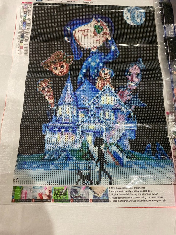 5D DIY Diamond Art Painting, Full Rhinestones, Embroidery Kit Craft ...