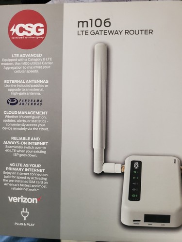 CSG M106 LTE Portable Wireless Gateway Router - Verizon [NEW-SEALED] | eBay
