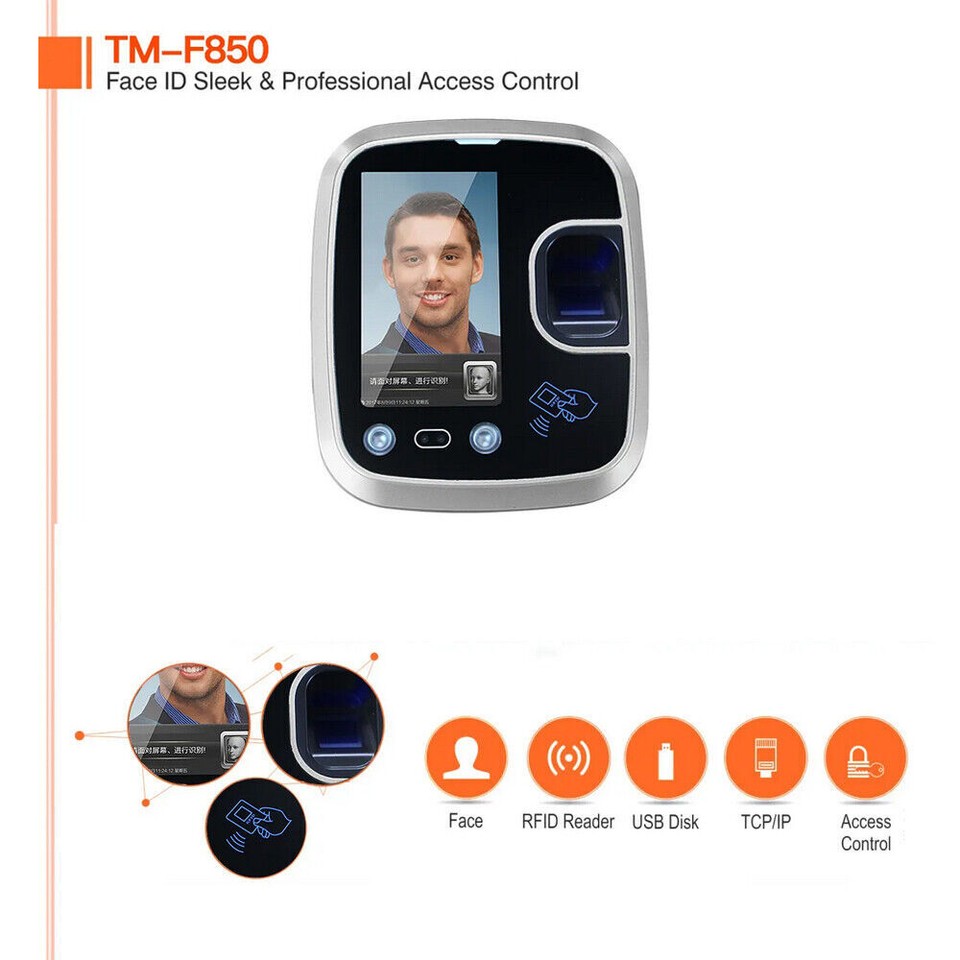 TM-F850K Touch Screen Biometric Security Camera Facial Recognition ...