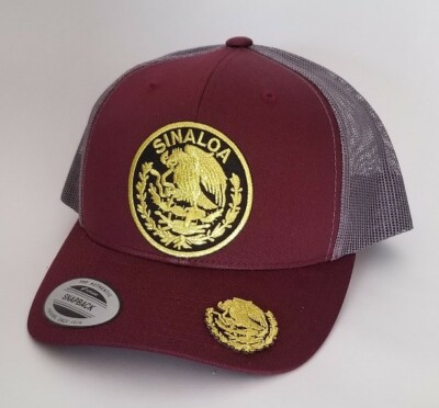 SINALOA MEXICO HAT MARRON GREY MESH NEW | eBay