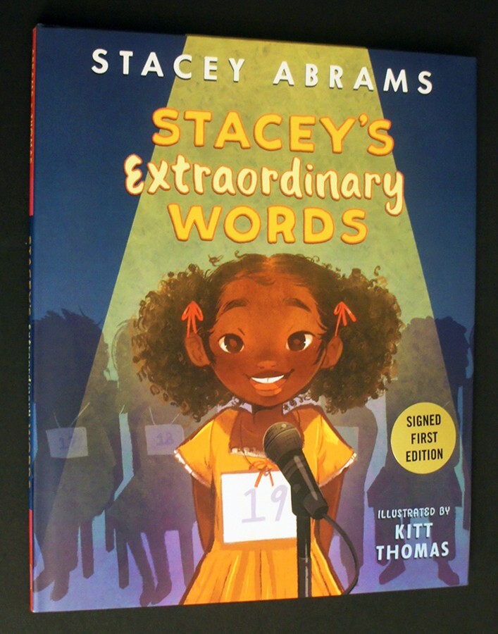 STACEY ABRAMS SIGNED Picturebook - Stacey's Extraordinary Words 1st/1st ...