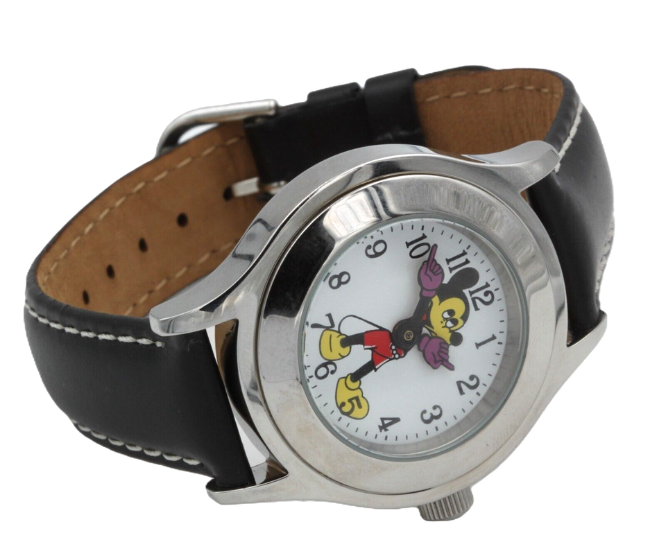 Micky Mouse Collector's Watch With Swiss Bfg Movement Hand Wound Mickey ...