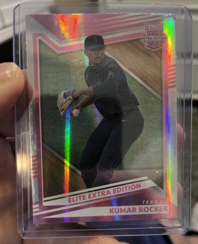 2022 Panini Elite Extra Edition Pink Kumar Rocker #3 | eBay