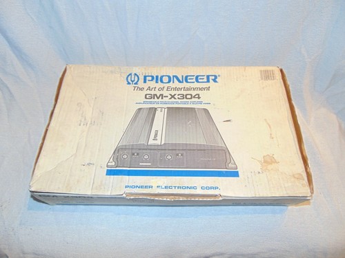 OLD SCHOOL PIONEER 4 CH BRIDGEABLE GM-X304 POWER AMPLIFER | eBay