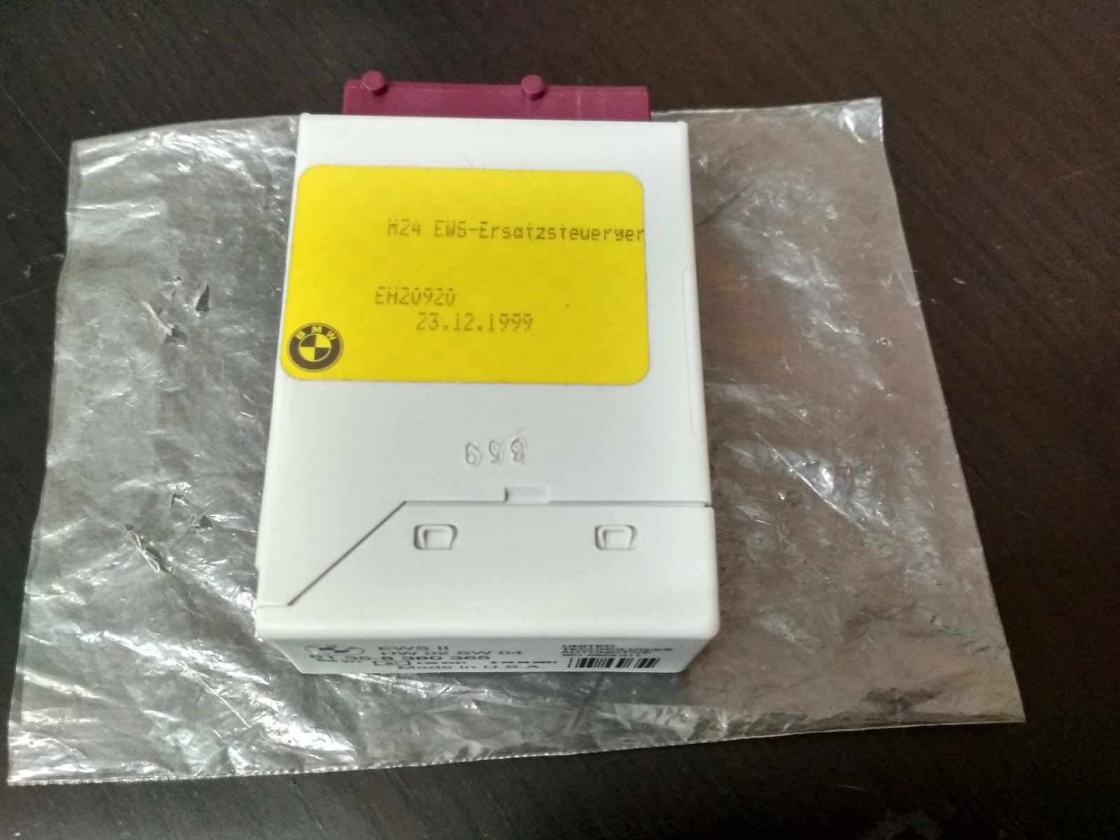 BMW E36 EWS II control unit module relay !!NEW!! GENUINE 61358380365 | eBay