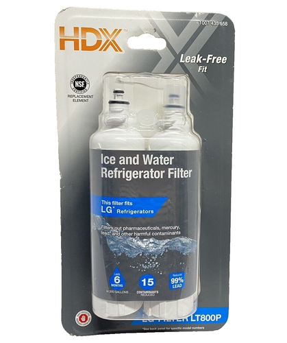 2- Pack HDX Ice and Water Refrigerator Filter Fit LG LT800P *Open Box* 6922350605022| eBay