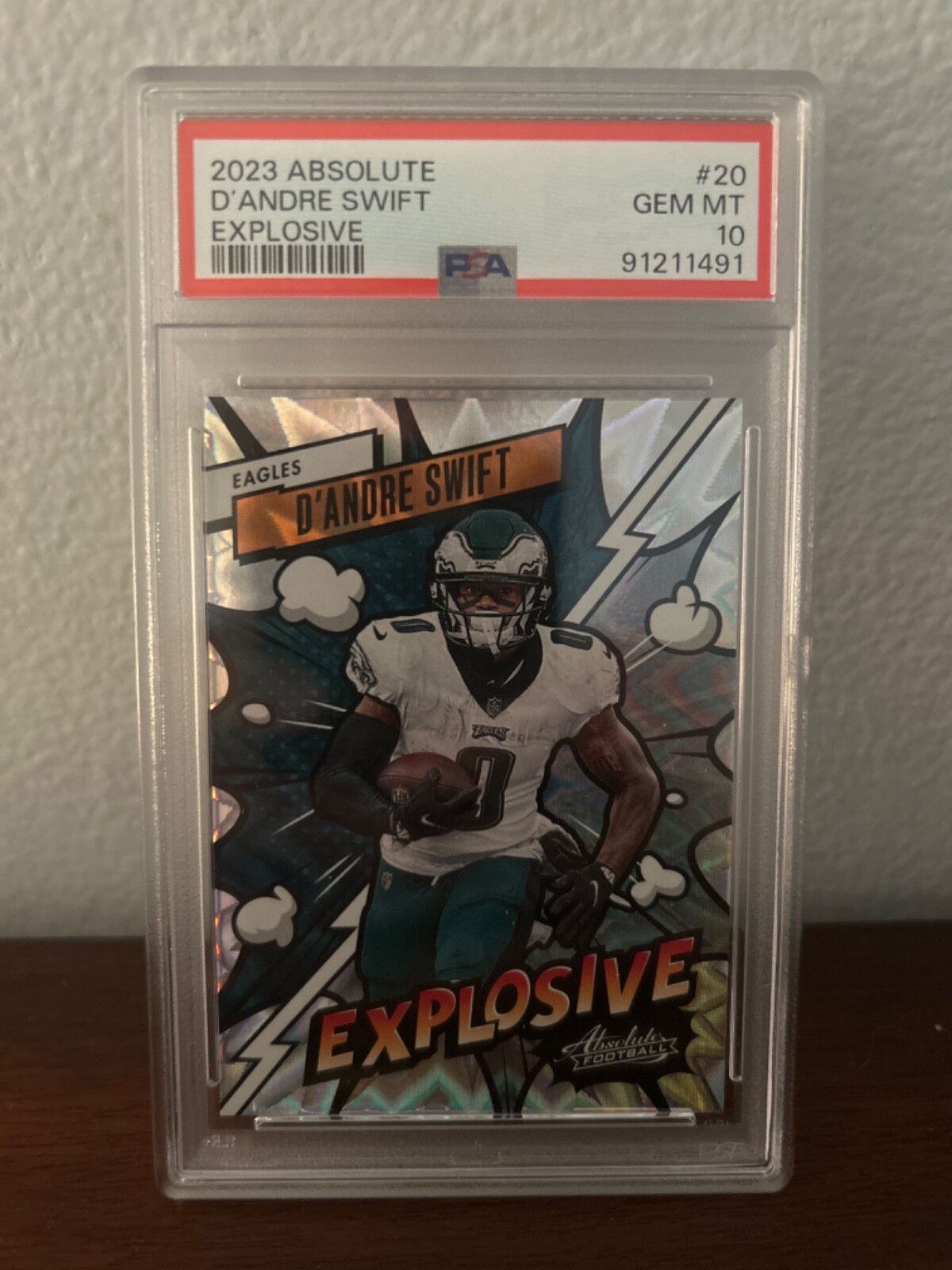 D'Andre Swift 2023 Absolute #20 Explosive Price Guide - Sports Card ...