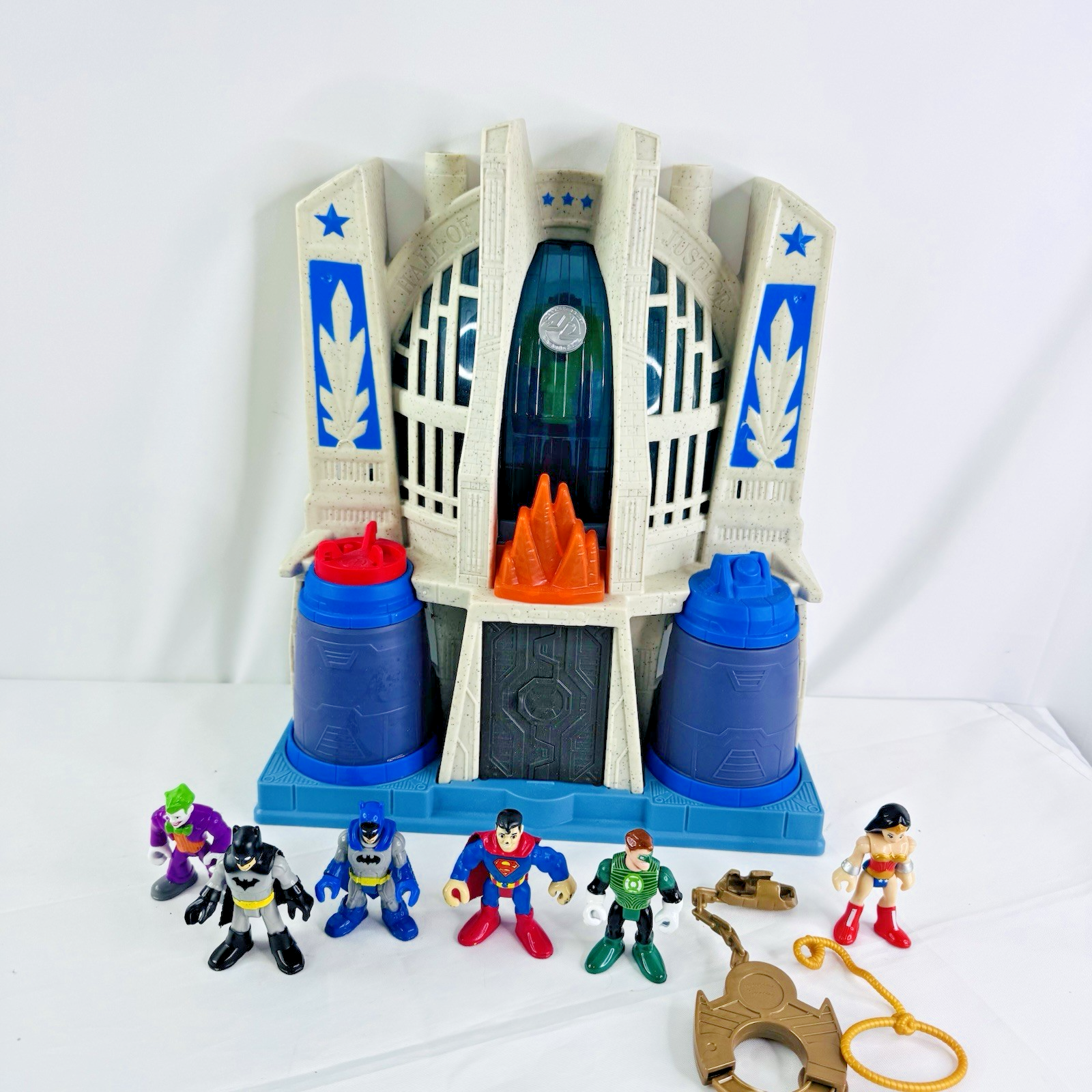 Imaginext Justice League Hall of Justice Playset & Figures Batman ...