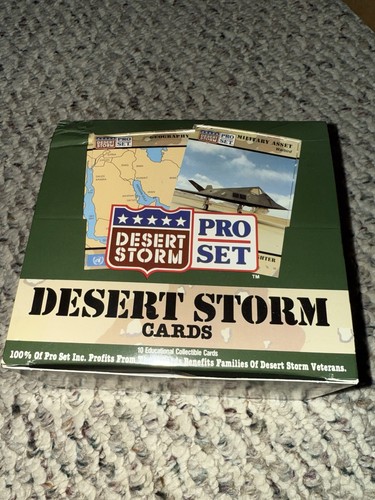 1991 Desert Storm Pro Set Box Of Cards Lot | eBay