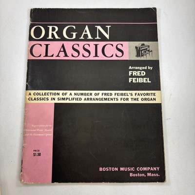 Organ Classics Fred Feibel's Hammond Organ Sheet Music 1959 | eBay
