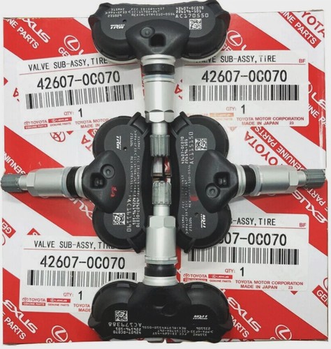 4X New OEM TPMS Tire Pressure Sensor 42607-0C070 for Tundra Sequoia ...