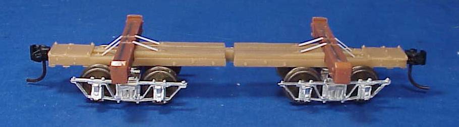 On3/On30 ARGENT LUMBER 20' RUSSELL SKELETON LOG CAR WISEMAN MODEL ...