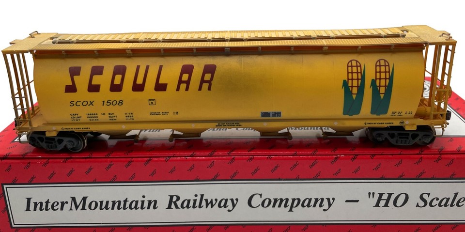 HO INTERMOUNTAIN 45106-07 CYLINDRICAL HOPPER CAR SCOULAR SCOX 1508 ...