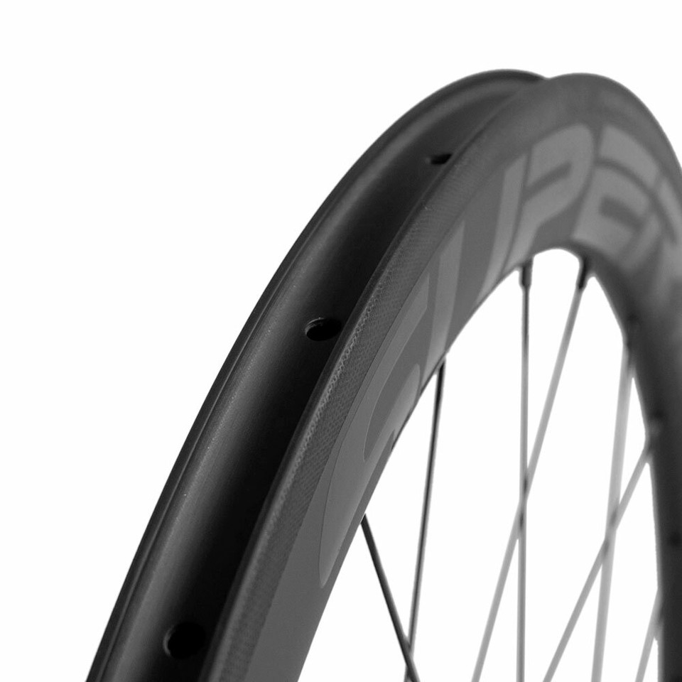 New Superteam Wheels 700C Clincher 50mm Carbon Wheelset Road Bicycle ...