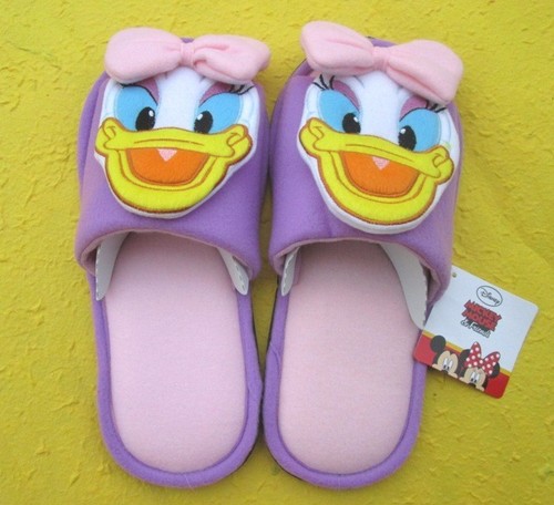 Cute Plush Slippers Shoes Disney Adult Women Men-Minnie Mouse Daisy ...