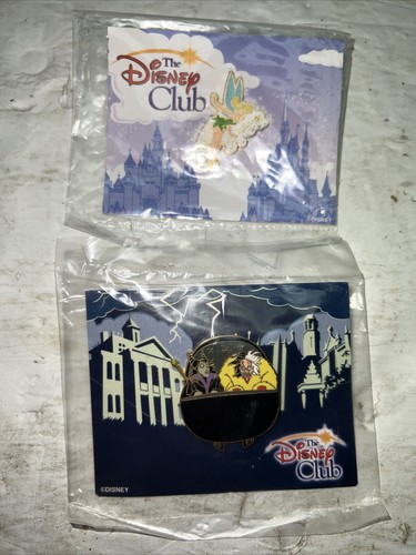 2pc Disney Club Member Exclusive Tinker Bell & Evil Disney Pins look ...
