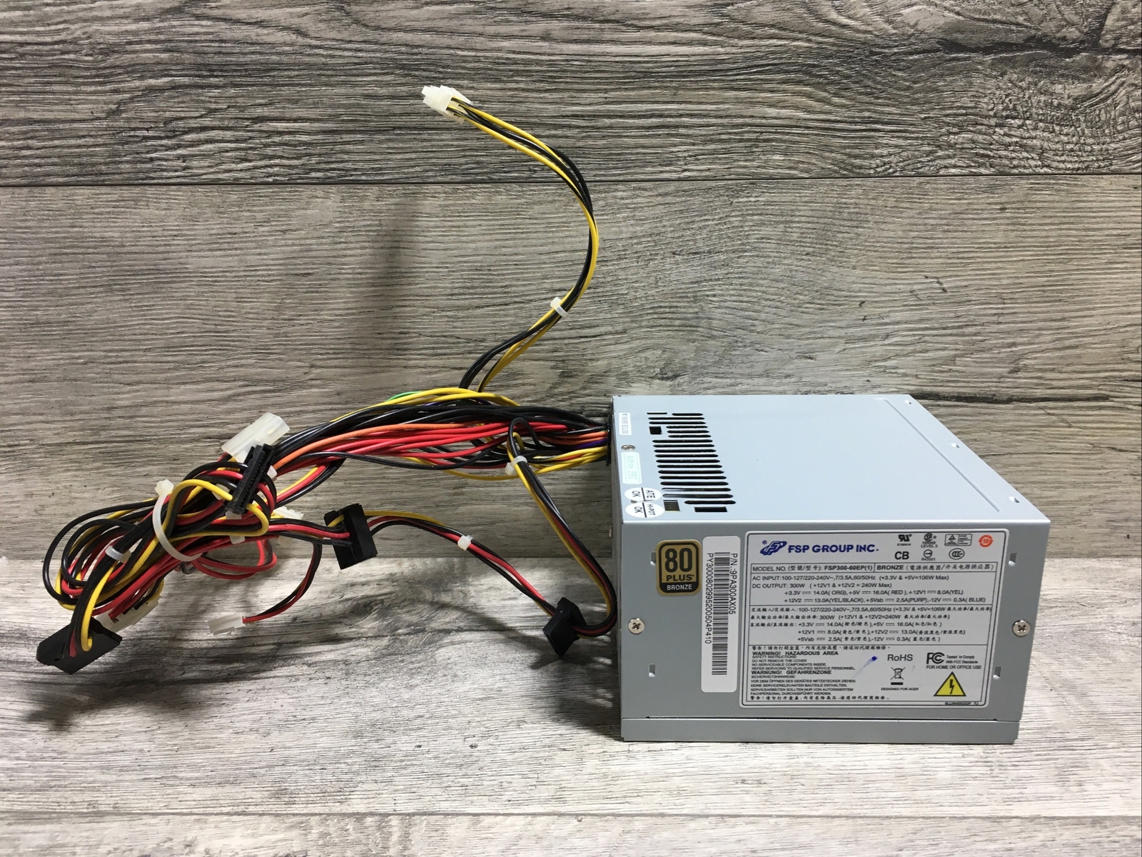 **FSP GROUP INC. POWER SUPPLY FSP300-60EP Part# 9PA300AX06 300W L24-05 ...
