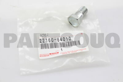 2216064010 Genuine Toyota SCREW SUB-ASSY, OVER FLOW, NO.2 22160-64010 ...