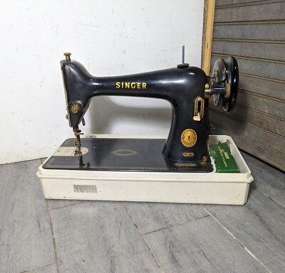 Vintage 1955 Singer Treadle Manual Sewing Machine, Model 66 | eBay