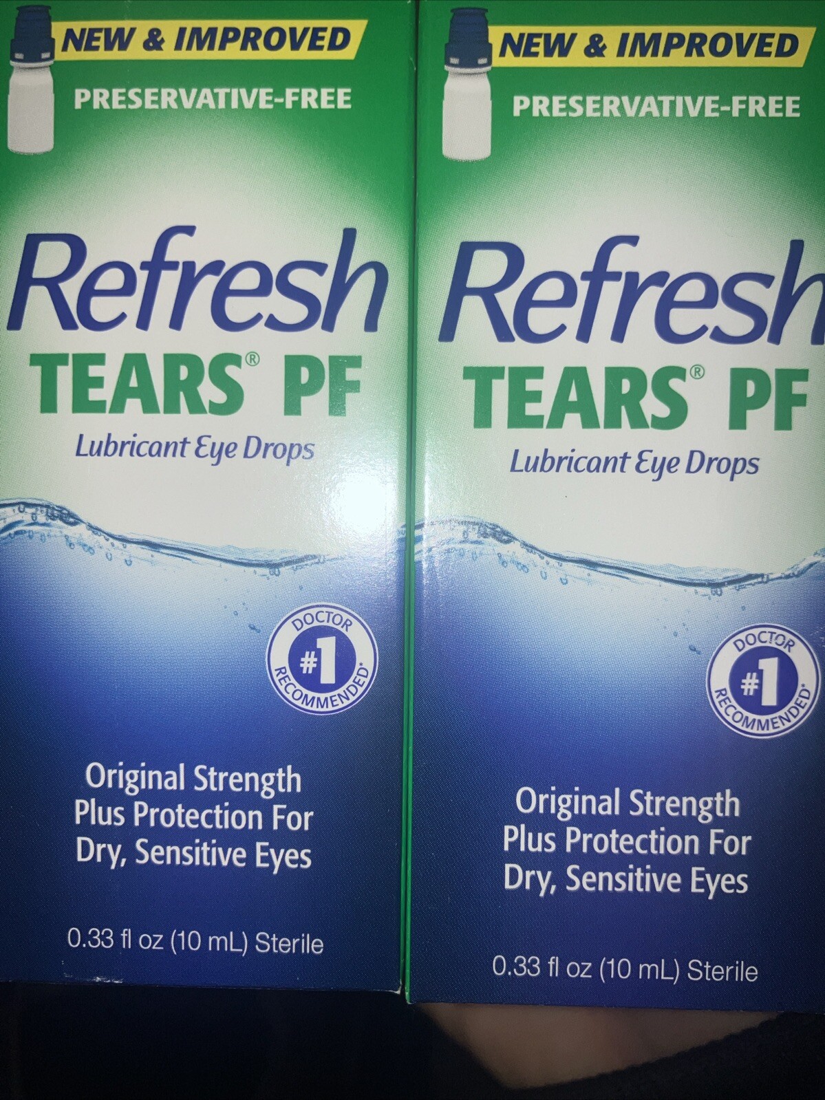 LOT OF 2 Refresh Tears PF Lubricant Eye Drops 0.33 oz Each EXP 06/2026 ...