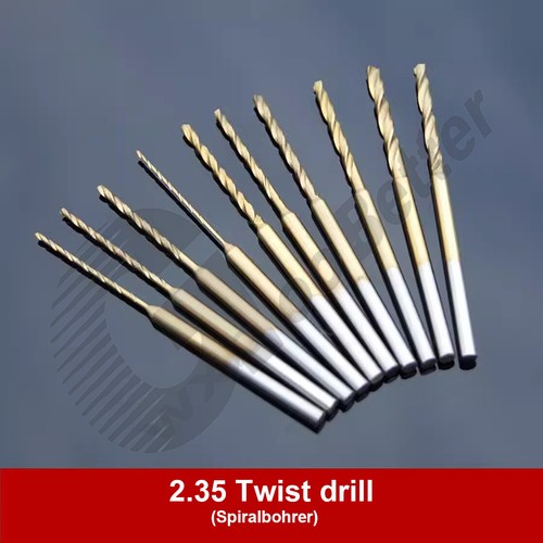 2.35mm HSS Bohrer Φ0.6mm~Φ2.2mm Mini Kunststoffgehäuse Holz Metall ...