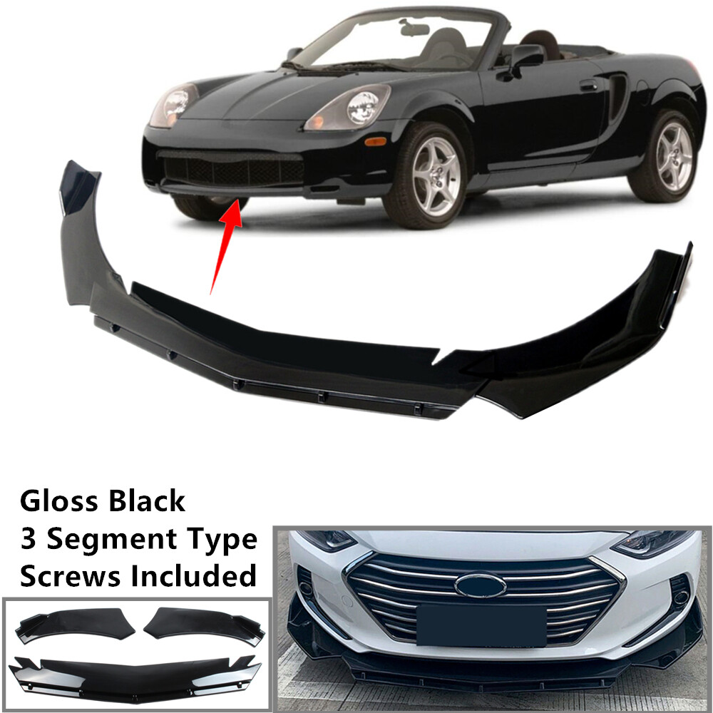 Add-on Universal Fit For Toyota MR2 00-07 Front Bumper Spoiler Splitter ...