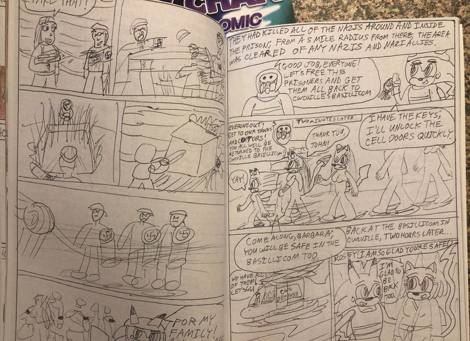 *RARE* SIGNED Sonichu Chris Chan Comic Books (Prequel/Rosechu/TAoaCPU ...