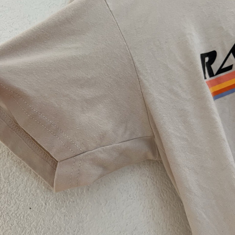 Madi McFarland Beige Graphic T-Shirt Medium "Race Day" Cleetus ...