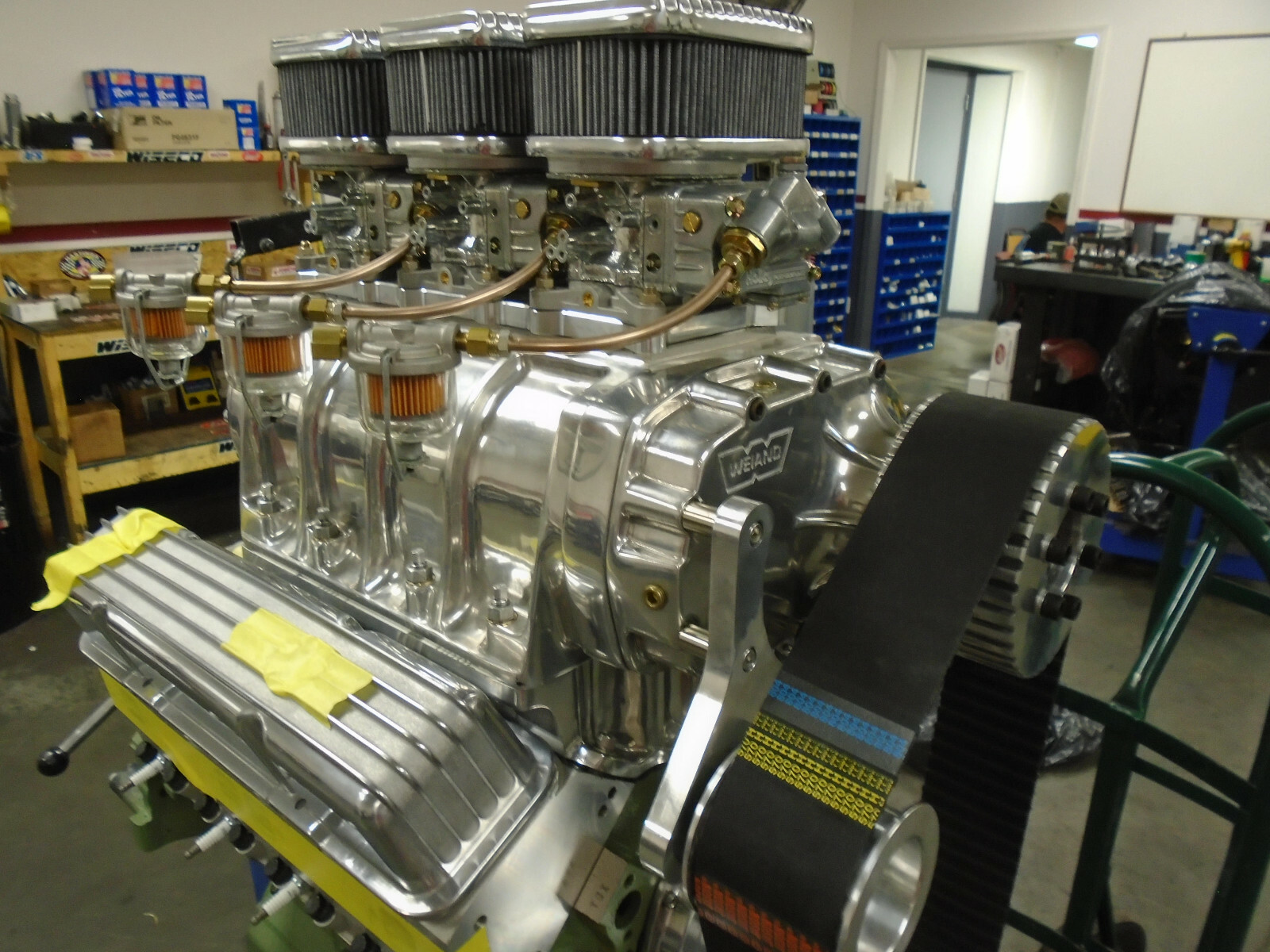 671 6-71 Blower Supercharger Adapter Six Pack Tri Power Holley Mopar ...