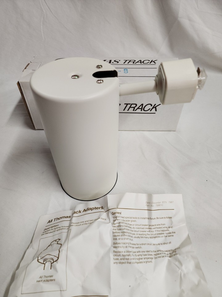 Vintage Thomas Track Lighting Heads TR221-8 New | eBay