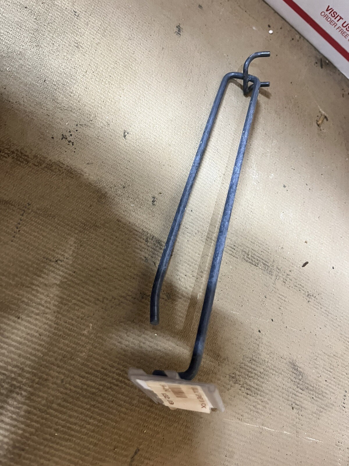 100 Scanner Peg Hook Display Store Retail Pegboard Hook 8" Lots of 100 ...