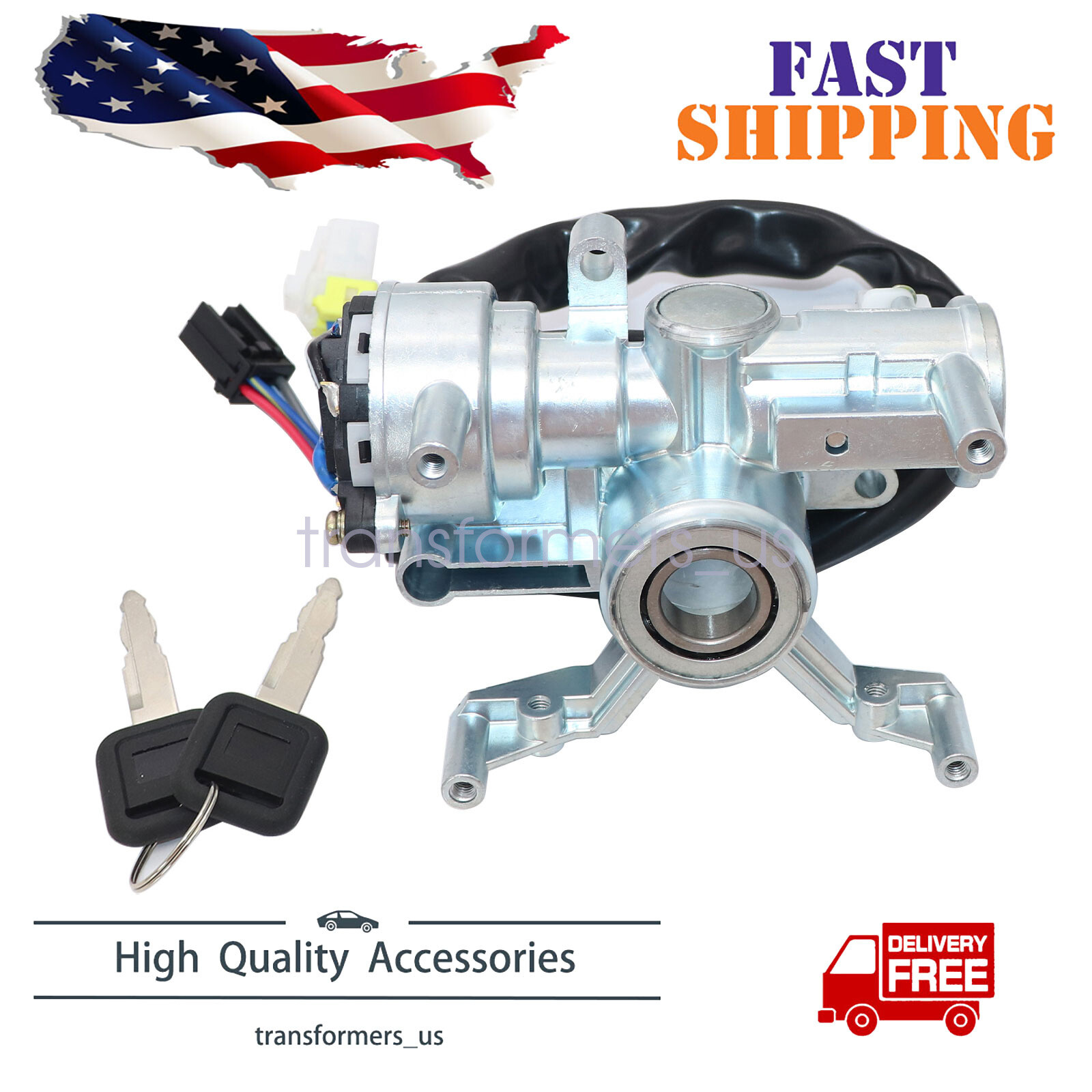 Ignition Lock Cylinder Switch For ISUZU NPR-HD NPR NQR NRR 4HE1 4HK1 ...