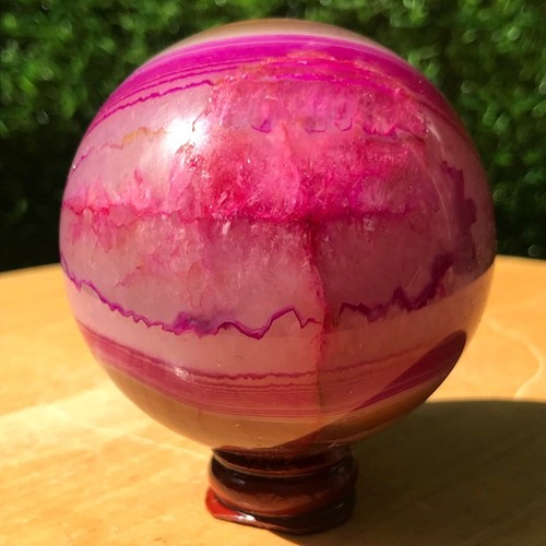 400G Rare Red Agate Geode Quartz Ball Crystal Sphere Mineral Specimen ...