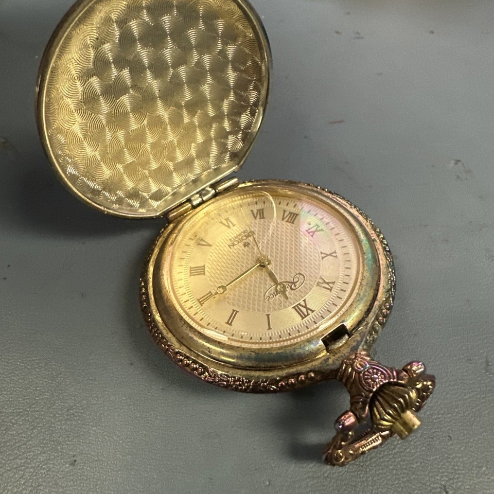 Vintage Men’s Pocket Watch Croton Reliance Wright Brothers First Flight ...