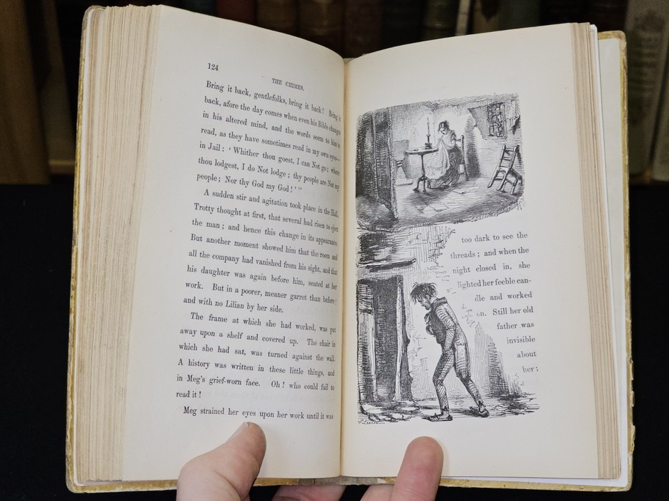 1845 1st Edition/2nd St THE CHIMES A GOBLIN STORY Charles Dickens RARE ...