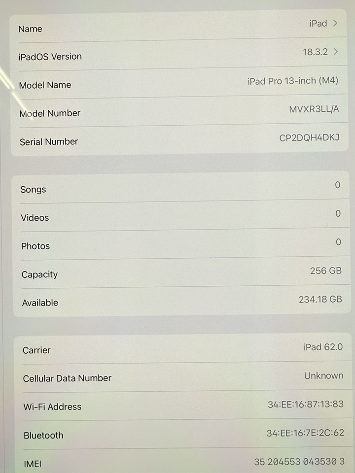 Apple iPad Pro 13-inch (M4) A2926 256 GB, Wi-Fi + 5G, 13 in - CYCLE ...