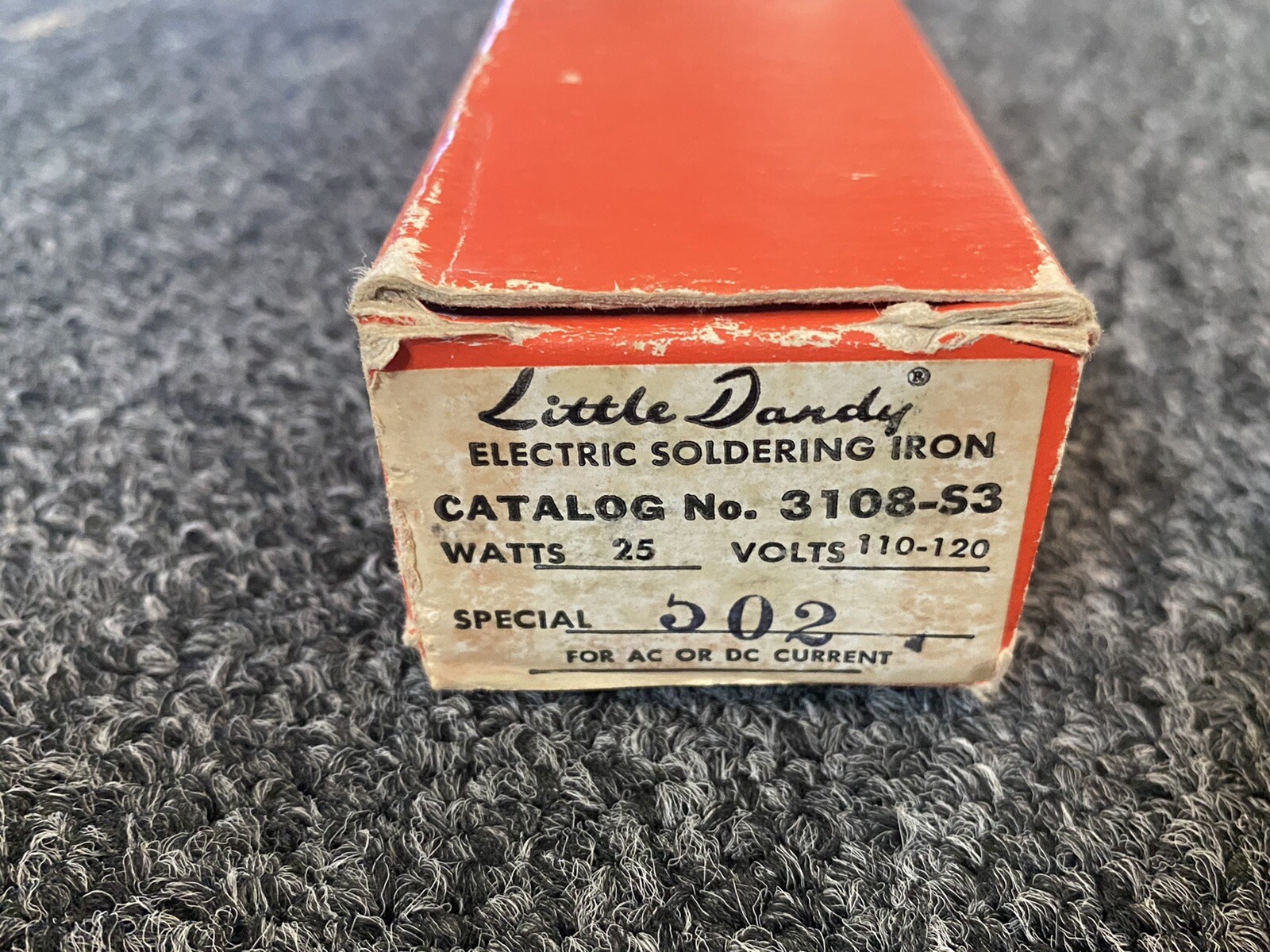 Vintage American Beauty Little Dandy 3108-S3 25 WATT 110-120 Volt ...