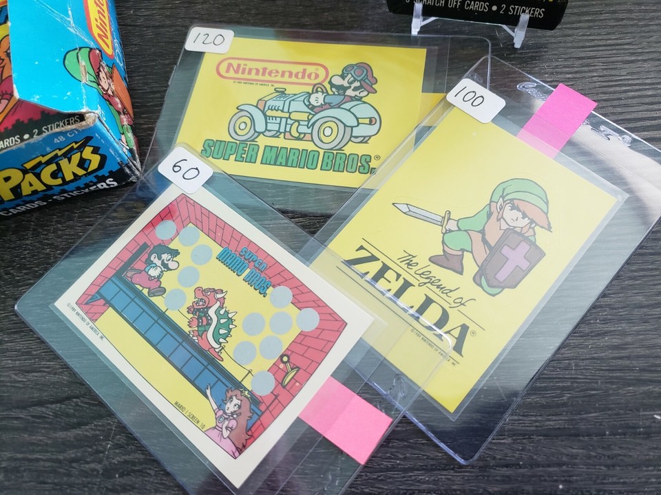 NEW SEALED PACK FROM BOX 1989 Topps Nintendo Game Packs wax booster ...