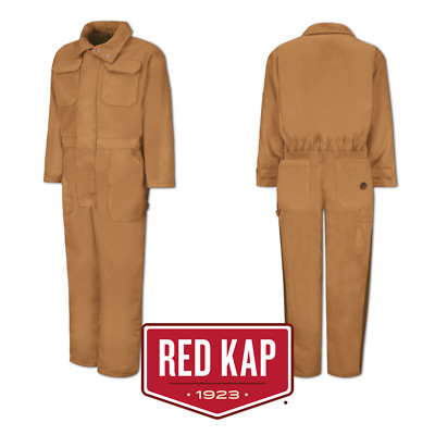 Red Kap Insulated Blended Duck Coveralls Work Uniform CD32 | eBay