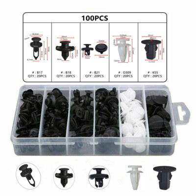 100x For TOYOTA & LEXUS Trim Panel Clips Bumper Fender Push Pin Rivet 7 ...