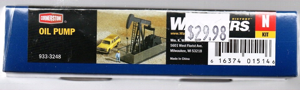 N Scale Walthers Cornerstone 933-3248 Walking Beam/Horse Head Oil Pump ...