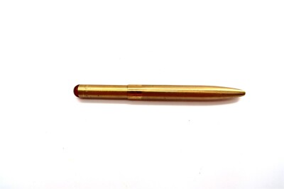 Vintage REVLON Eyeliner Pen inside Brass Toned Metal Tube eye brow pencil | eBay